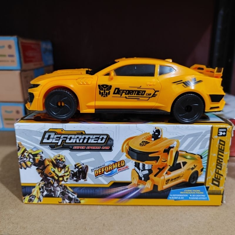 Jual Deformed Super Sport Cars 2in1 mobil mainan anak berubah menjadi ...