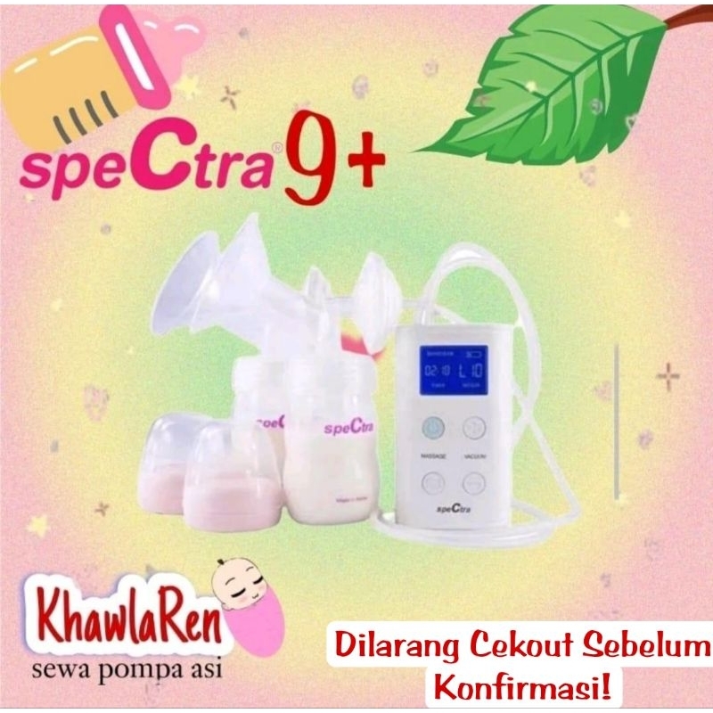 Jual PROMO! SEWA POMPA ASI SPECTRA 9+ (DILARANG CEKOUT SEBELUM ...