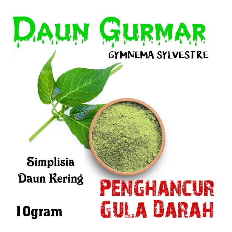 Jual DAUN GURMAR GYMNEMA SYLVESTRE 10g | Shopee Indonesia