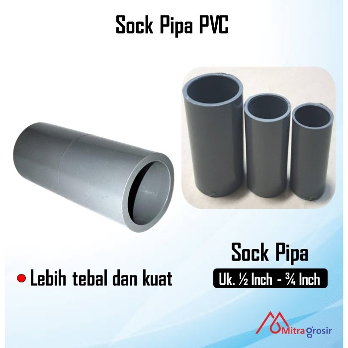 Jual Sok Pipa PVC Jaya TS 3/4" Sambungan Pipa PVC 1 Inch / Sok / Sock / Socket / Sambungan Pipa ...