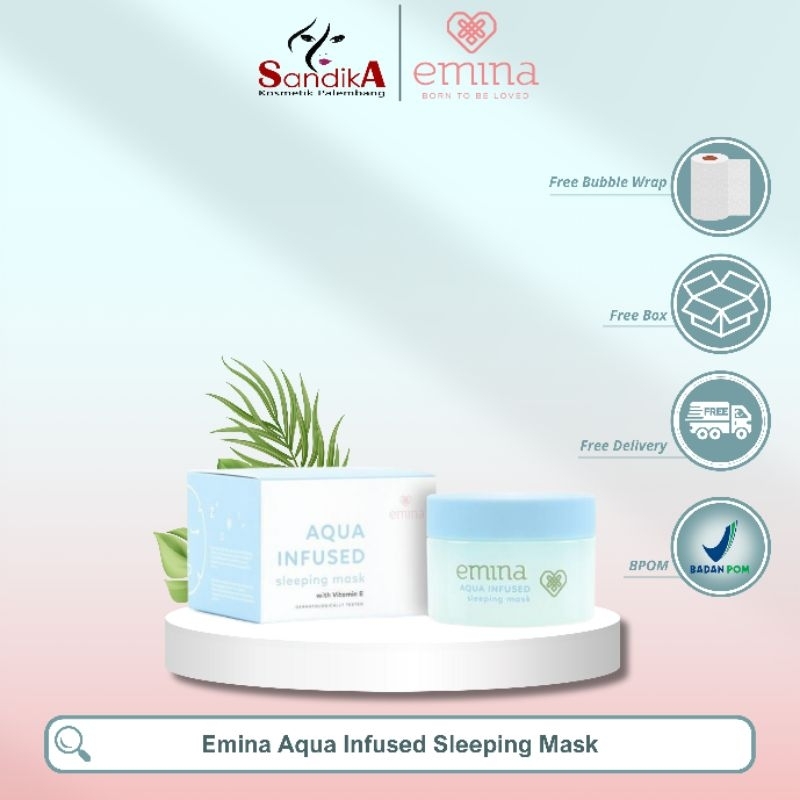 Jual EMINA Aqua Infused Sleeping Mask 30gr | Shopee Indonesia