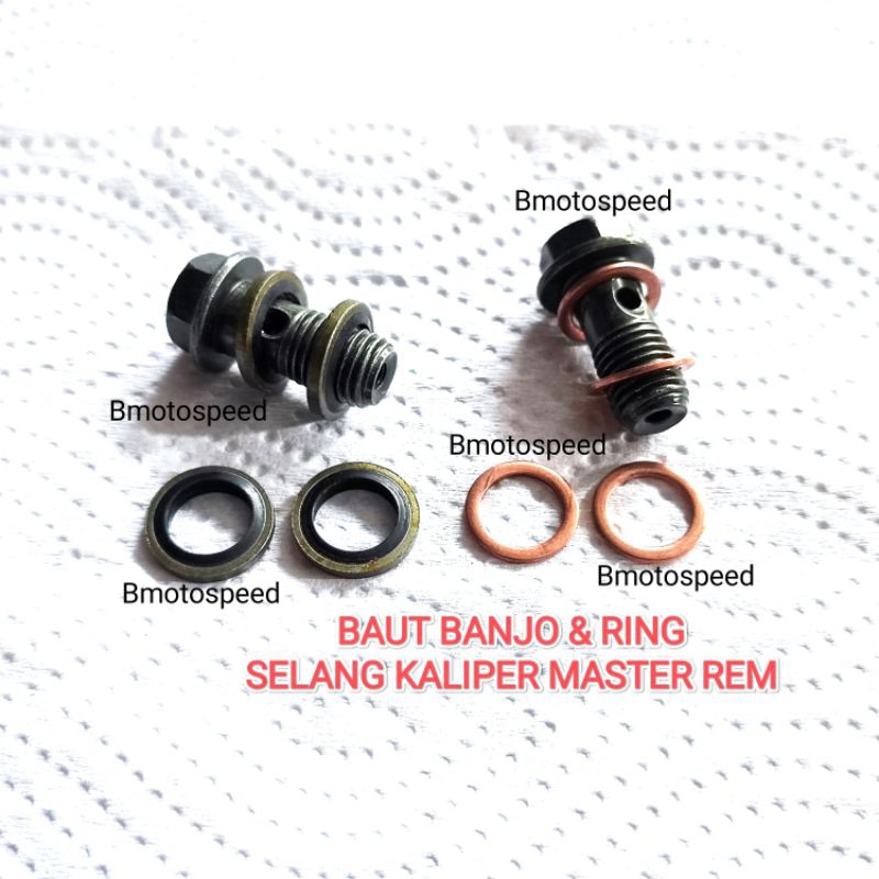 Jual [COD] NEPEL BAUT KALIPER MASTER REM BAUT BANJO SELANG REM DRAT ...