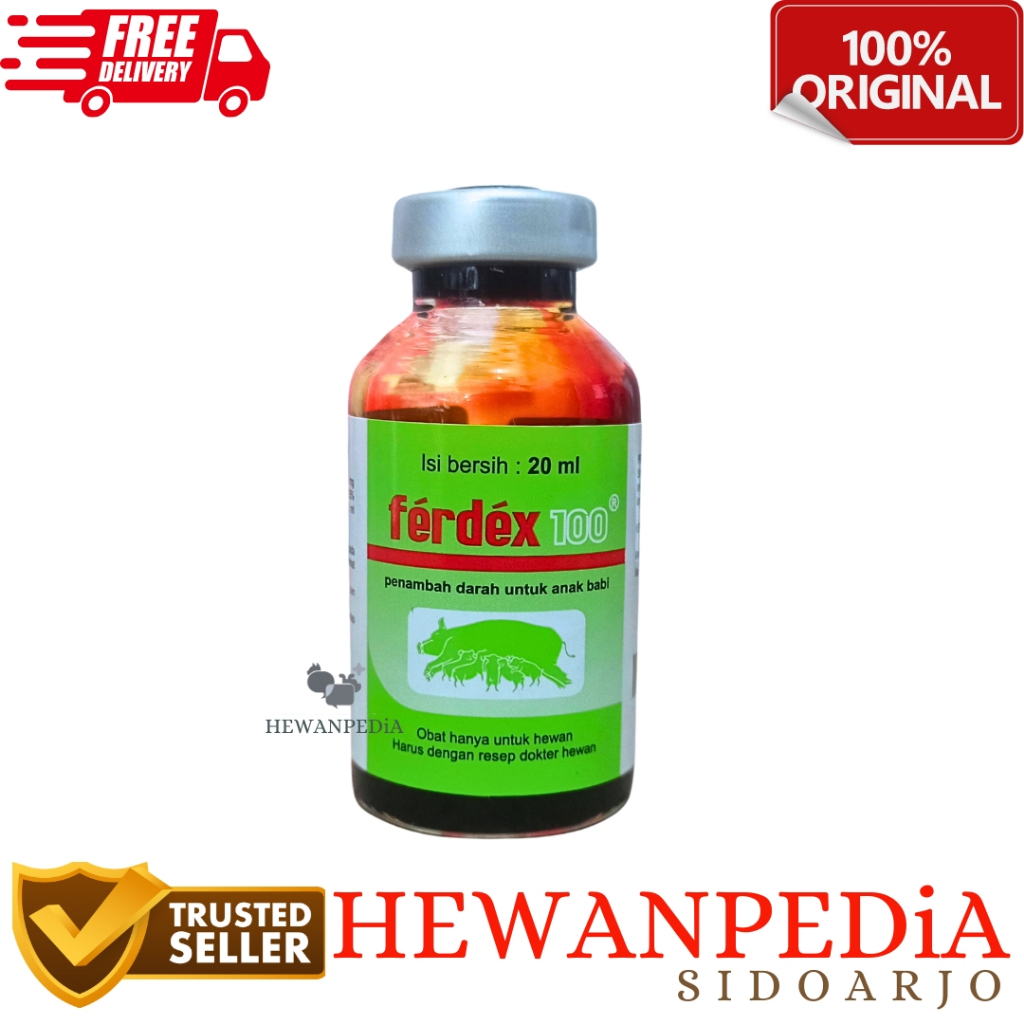 Jual FERDEX 20 ml Hewanpedia - Penambah Darah Anak Babi Zat Besi Anemia ...