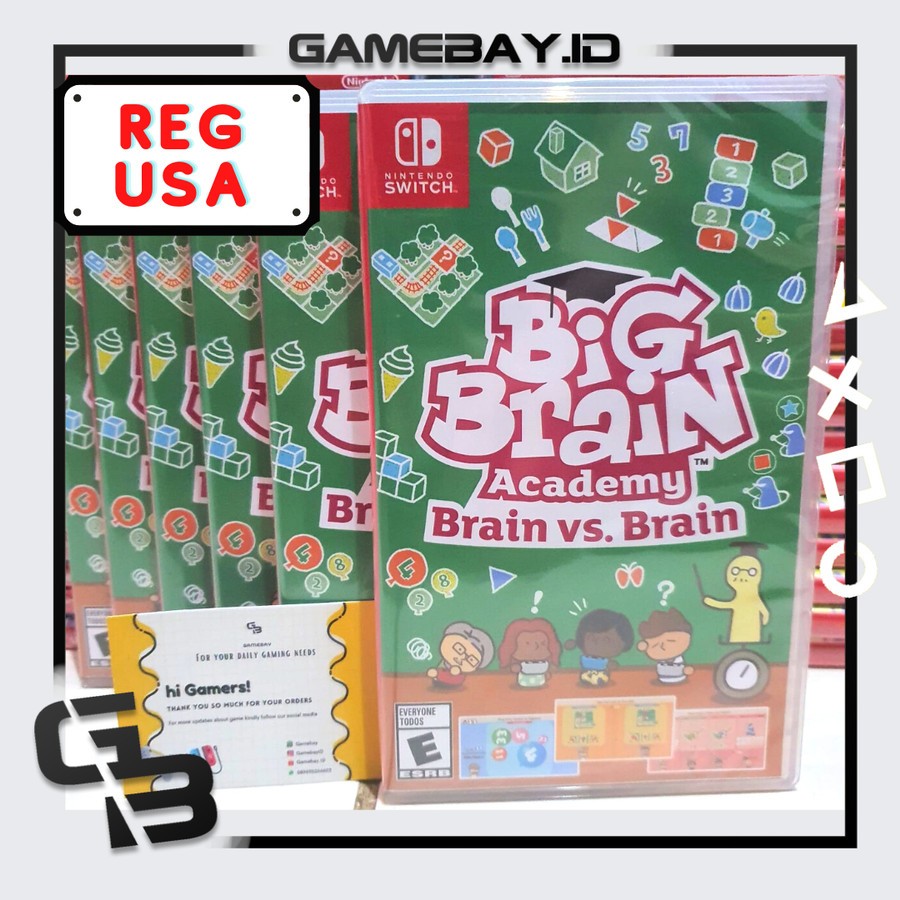 Jual Nintendo Switch Big Brain Academy™ : Brain vs. Brain | Shopee ...