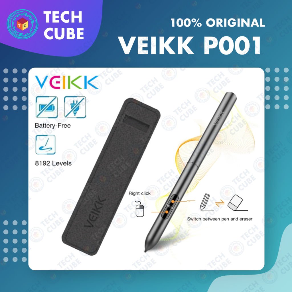 Jual VEIKK P001 Digital Drawing Pen Stylus Replacement Pengganti for ...