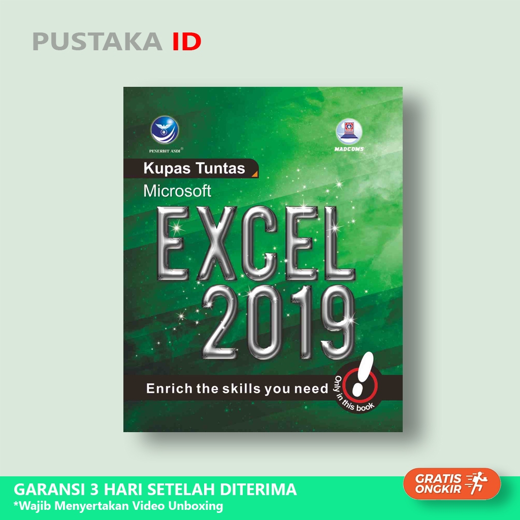 Jual Buku Kupas Tuntas Microsoft Excel 2019 - Original | Shopee Indonesia