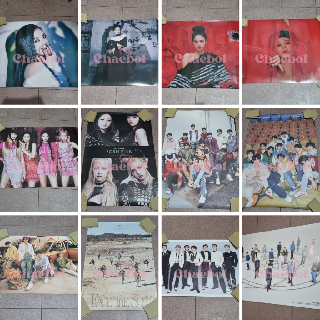 Jual READY Official Rolled Poster BTS Blackpink Seventeen Treasure NCT ...