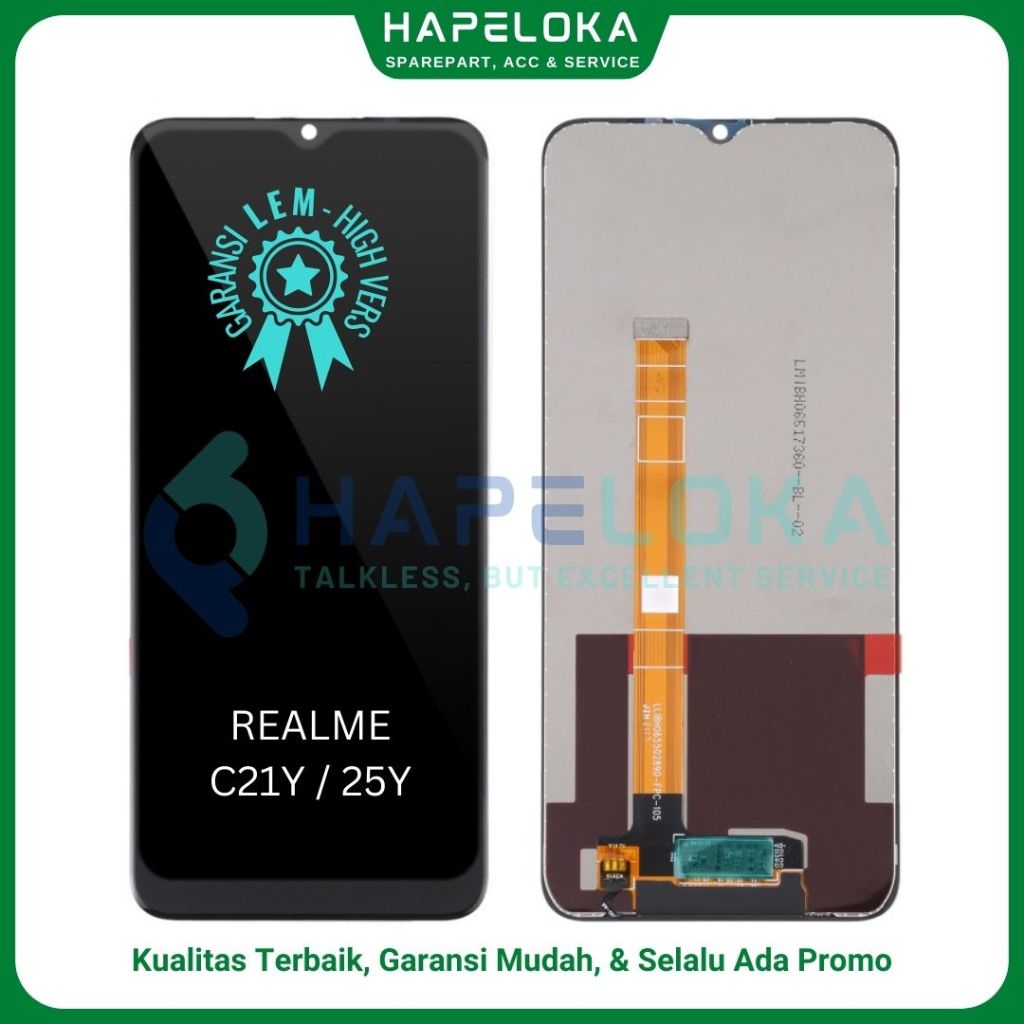 Jual LCD TOUCHSCREEN REALME C21Y / REALME C25Y - ORI COMPLETE | Shopee ...