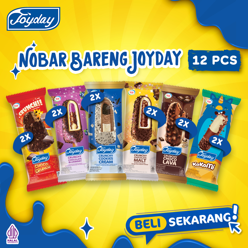 Jual Joyday Ice Cream Package Nobar Bareng Joyday - Isi 12 pcs Eskrim ...