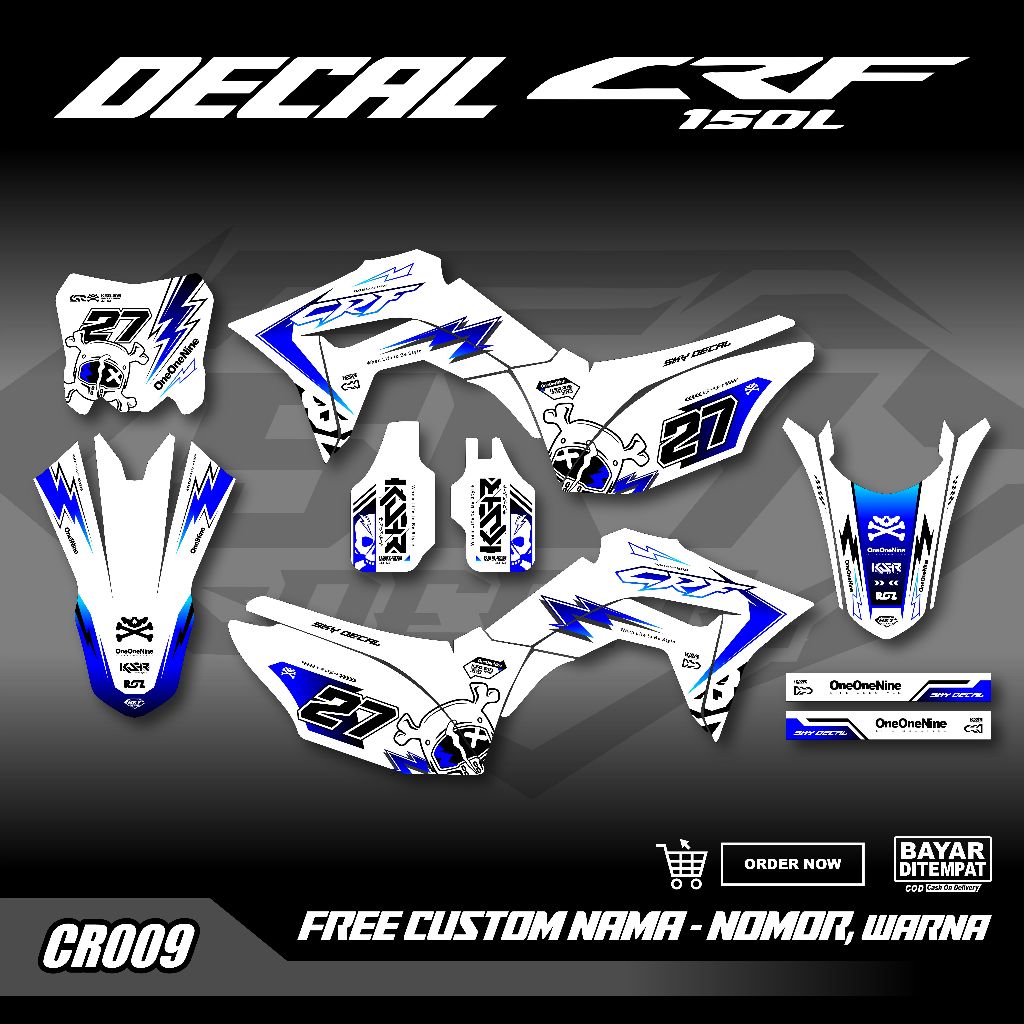Jual Decal CRF 150 L Full Body Bisa Request CR009 | Shopee Indonesia