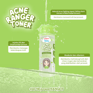 Jual PIGEON TEENS ACNE RANGER TONER 100ml | Toner Remaja | Kulit ...