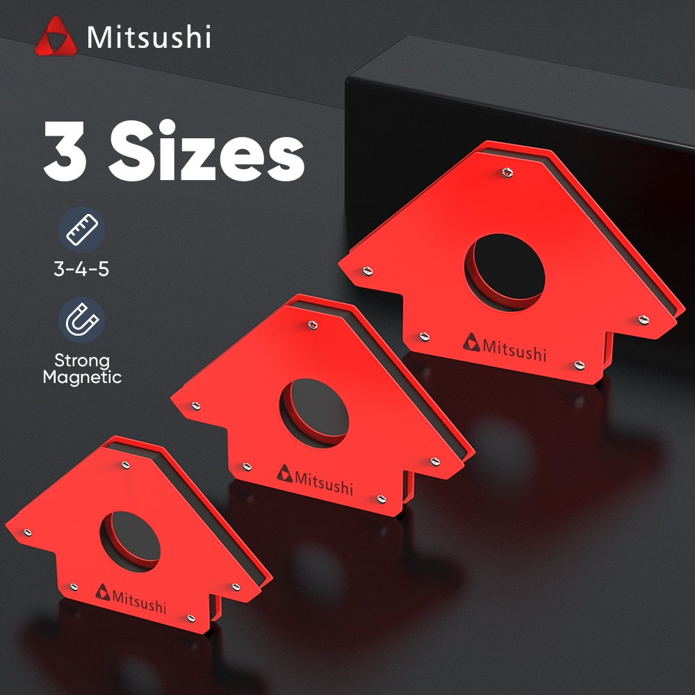 Jual Mitsushi Siku Magnet Las 3" 4" 5" Welding Magnet 25/50/75LBS ...