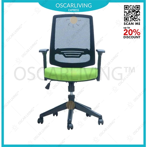 Jual Savello Xilo HT1A Kursi Kantor Senderan Black Dudukan Green Khusus ...