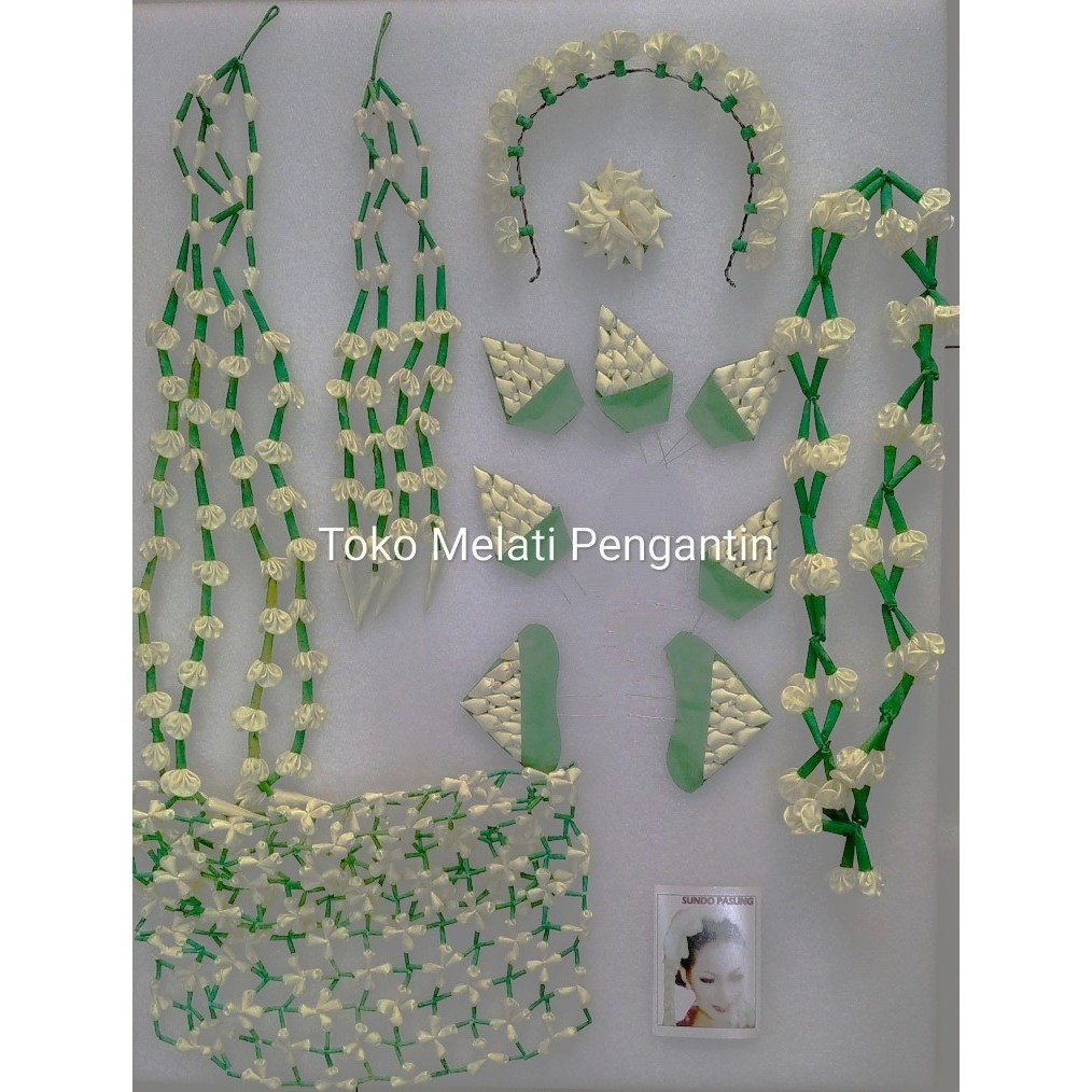 Jual Bunga Ronce Melati Pengantin Imitasi Palsu Sunda Pasung | Shopee ...