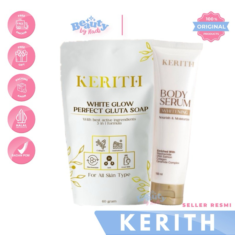 Jual BEAUTYBY.NADS | KERITH WHITE GLOW PERFECT GLUTA SOAP BODY SERUM ...