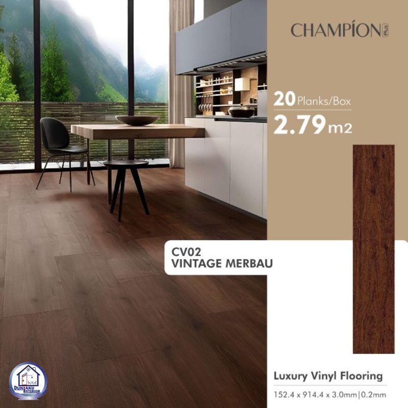 Jual vinyl lantai Champion 3mm Cv02 | Shopee Indonesia