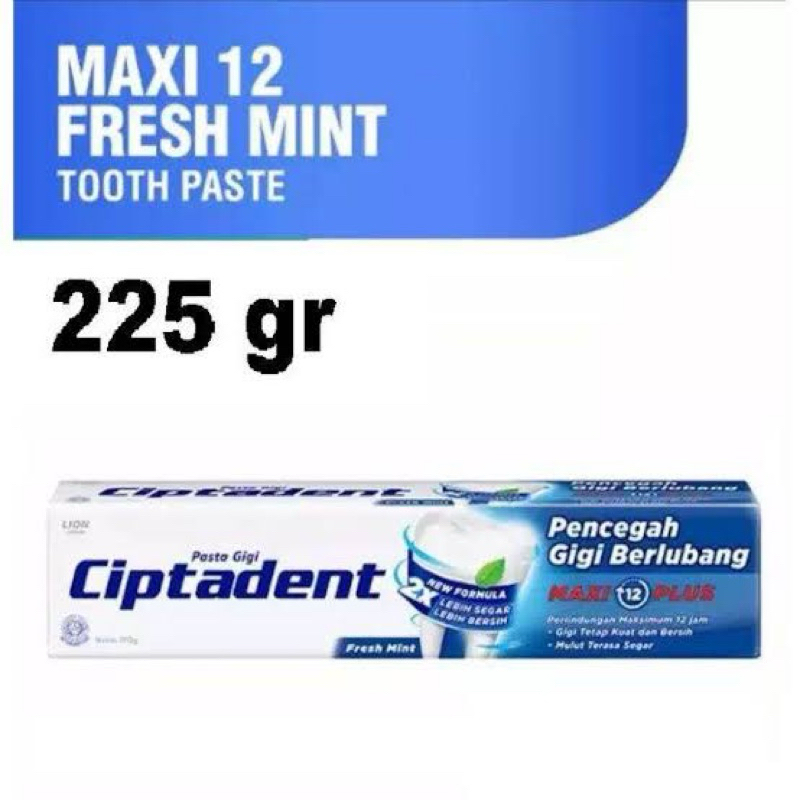 Jual Ciptadent Maxi 12 plus 225gr Pasta Gigi All Variant | Shopee Indonesia