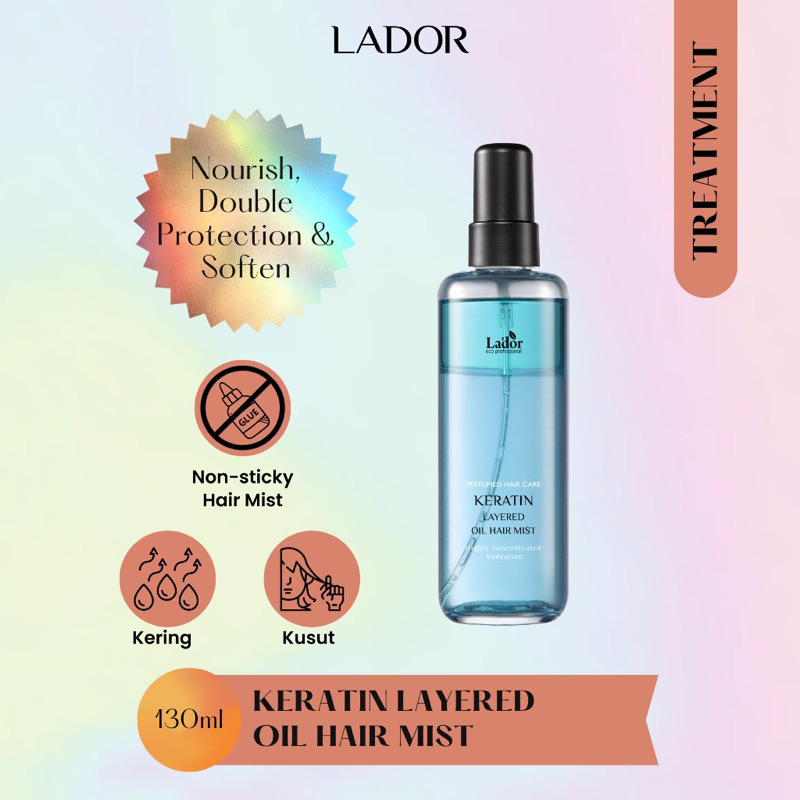 Jual Lador Keratin Layered Oil Hair Mist 130ml | Shopee Indonesia