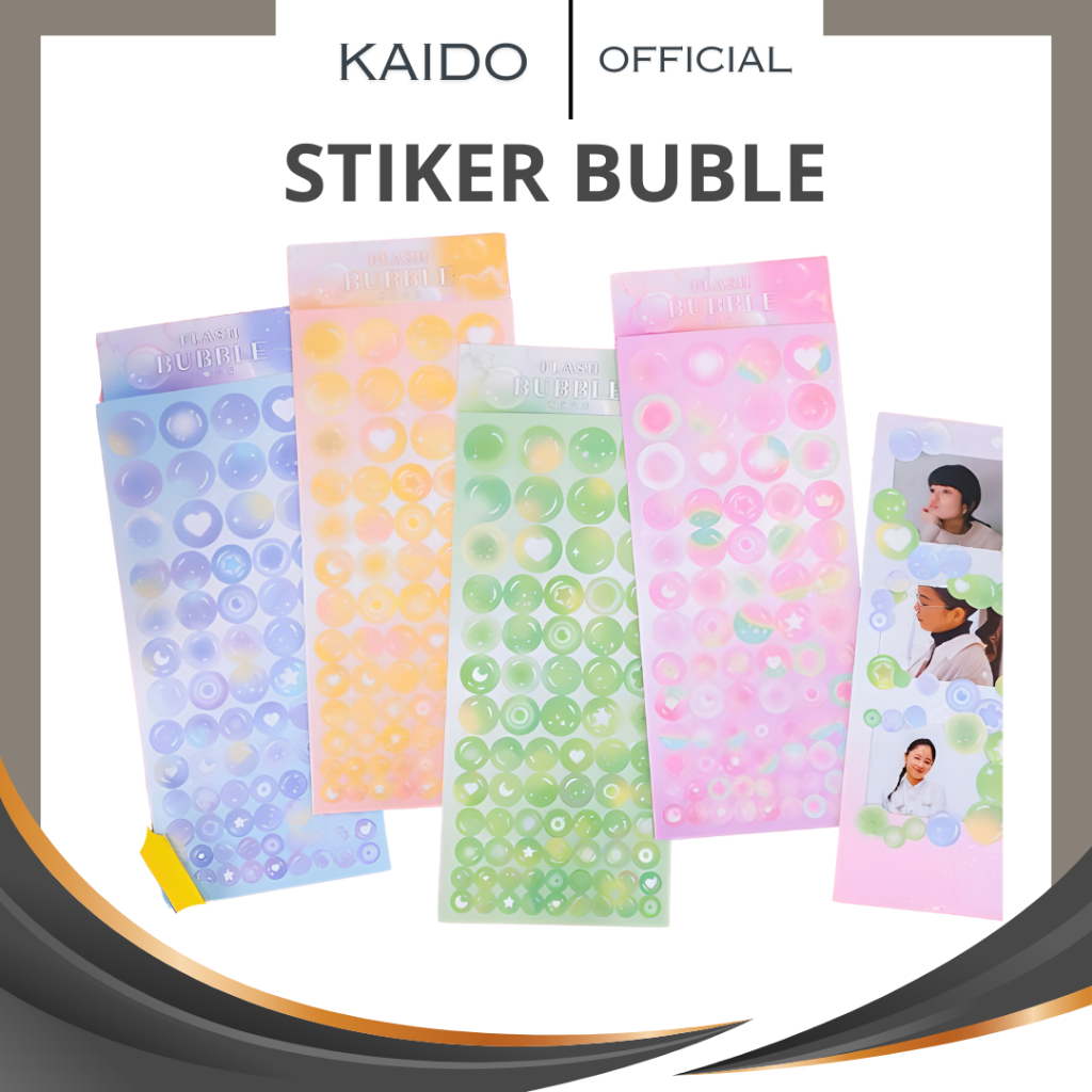 Jual Stiker Flash Bubble Aneka Bentuk Dan Warna Untuk Dekorasi Jurnal ...