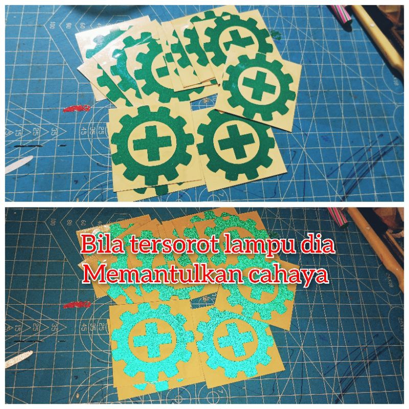 Jual sticker K3 safety untuk helm proyek | Shopee Indonesia