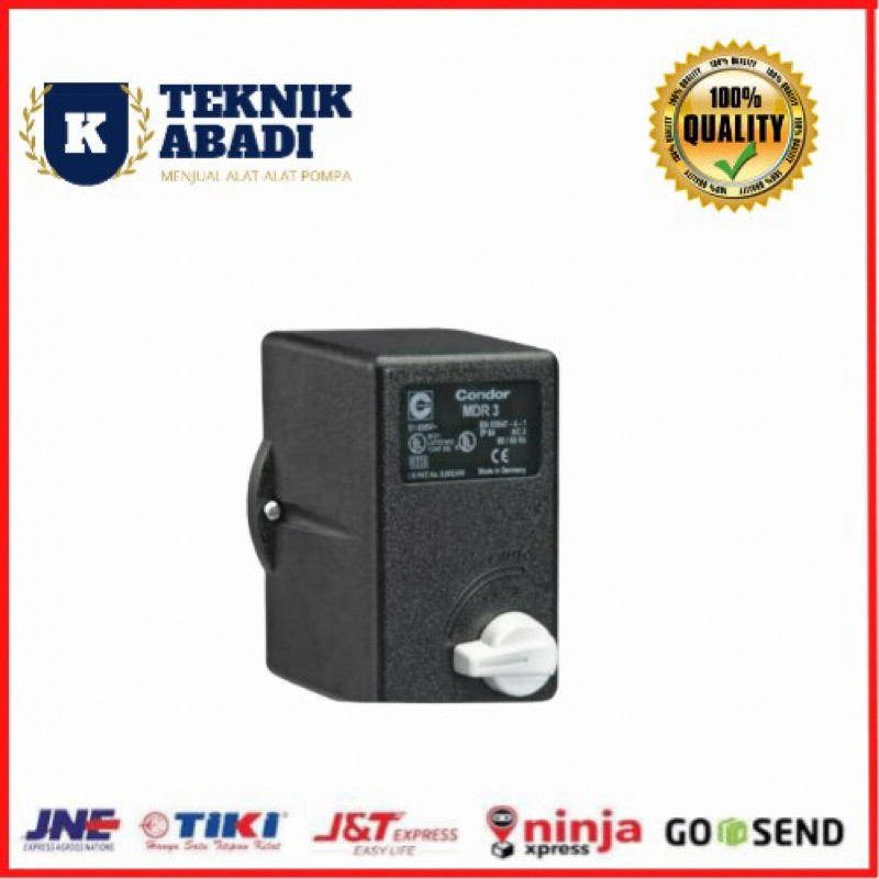 Jual CONDOR MDR.3-11 PRESSURE SWITCH CONDOR MDR3 OTOMATIS POMPA AIR ...