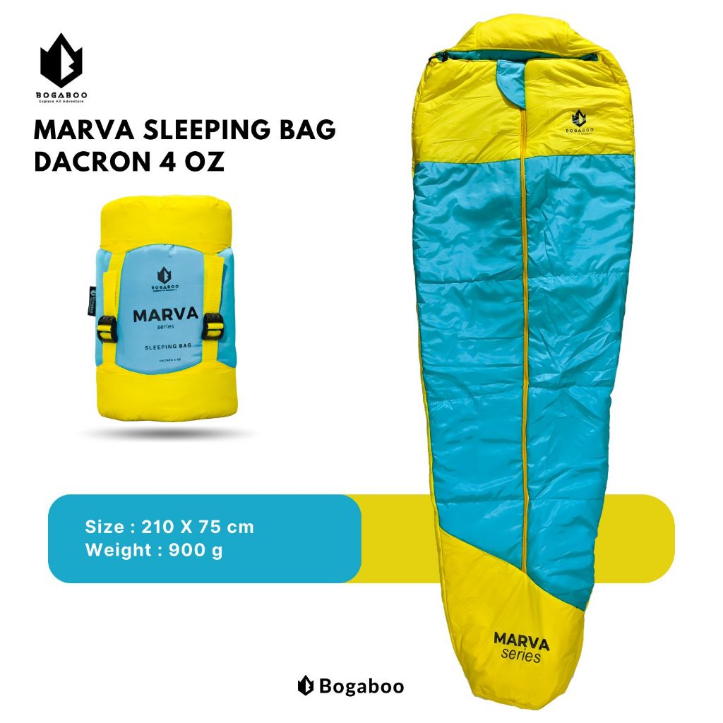 Jual BOGABOO Sleeping bag Synthetic down Seri MARVA Model Mummy ...