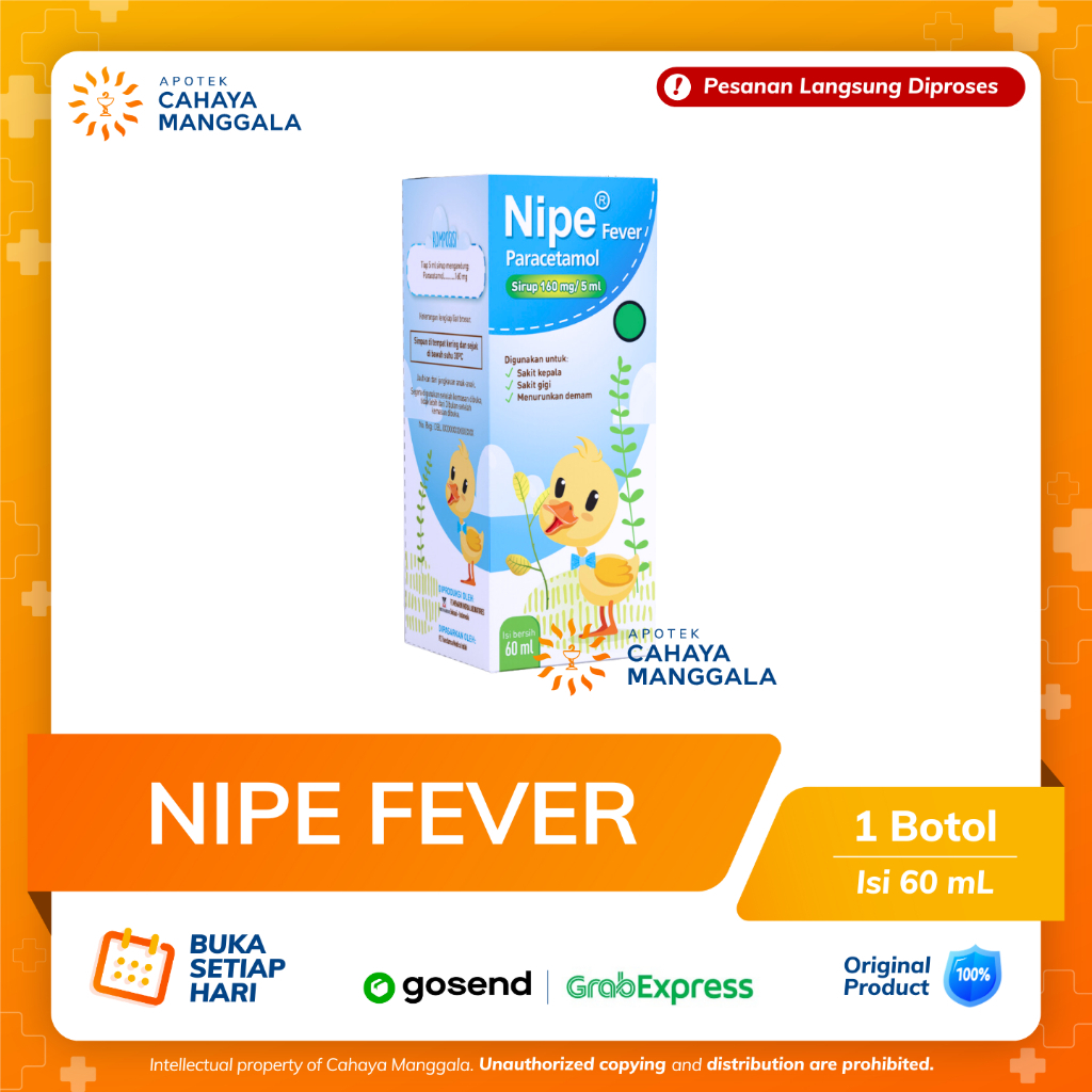 Jual NIPE FEVER SYRUP 60 ML | Shopee Indonesia