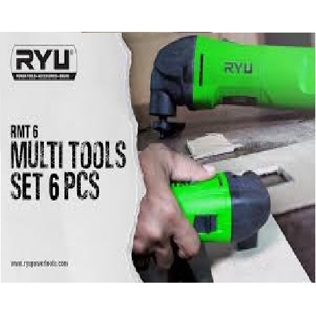 Jual Multi Tools Set RYU RMT6 Mesin Oksilasi Multi Cutter Oscilating ...