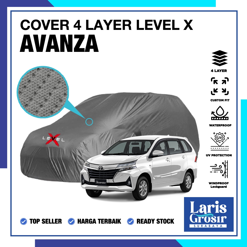 Jual LEVEL X Cover Sarung Mobil 4 Layer AVANZA LEVEL X Waterproof Not ...