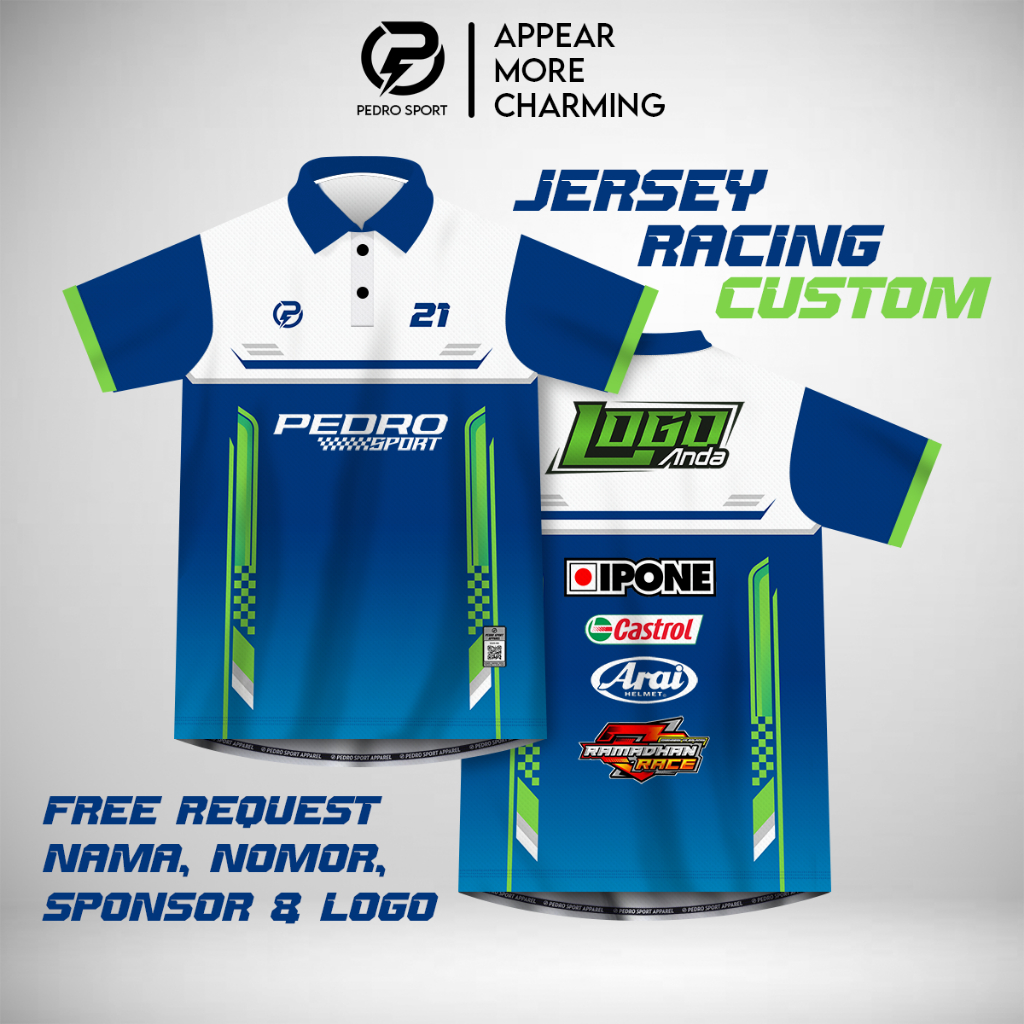 Jual Jersey Full Printing Jersey Racing Jersey Custom Racing Jersey ...