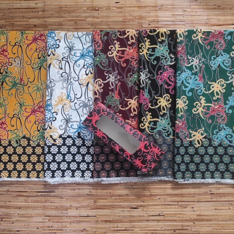 Jual kain batik motif kalimantan bahan halus S12 | Shopee Indonesia