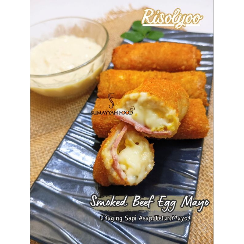 Jual Risoles Smoked Beef Egg Mayo Risolyoo Frozen Sumayyah Food isi ...