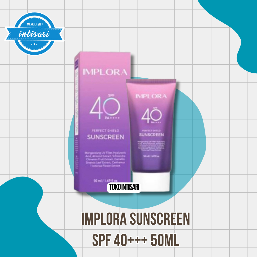 Jual Implora Perfect Shield Sunscreen SPF40 PA++++ 50ml (PCS) SPF40 ...