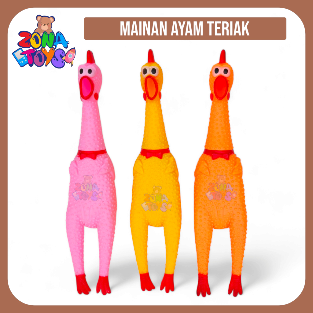 Jual Mainan Anak Ayam Teriak Screaming Chicken Ayam Berbunyi Dan ...