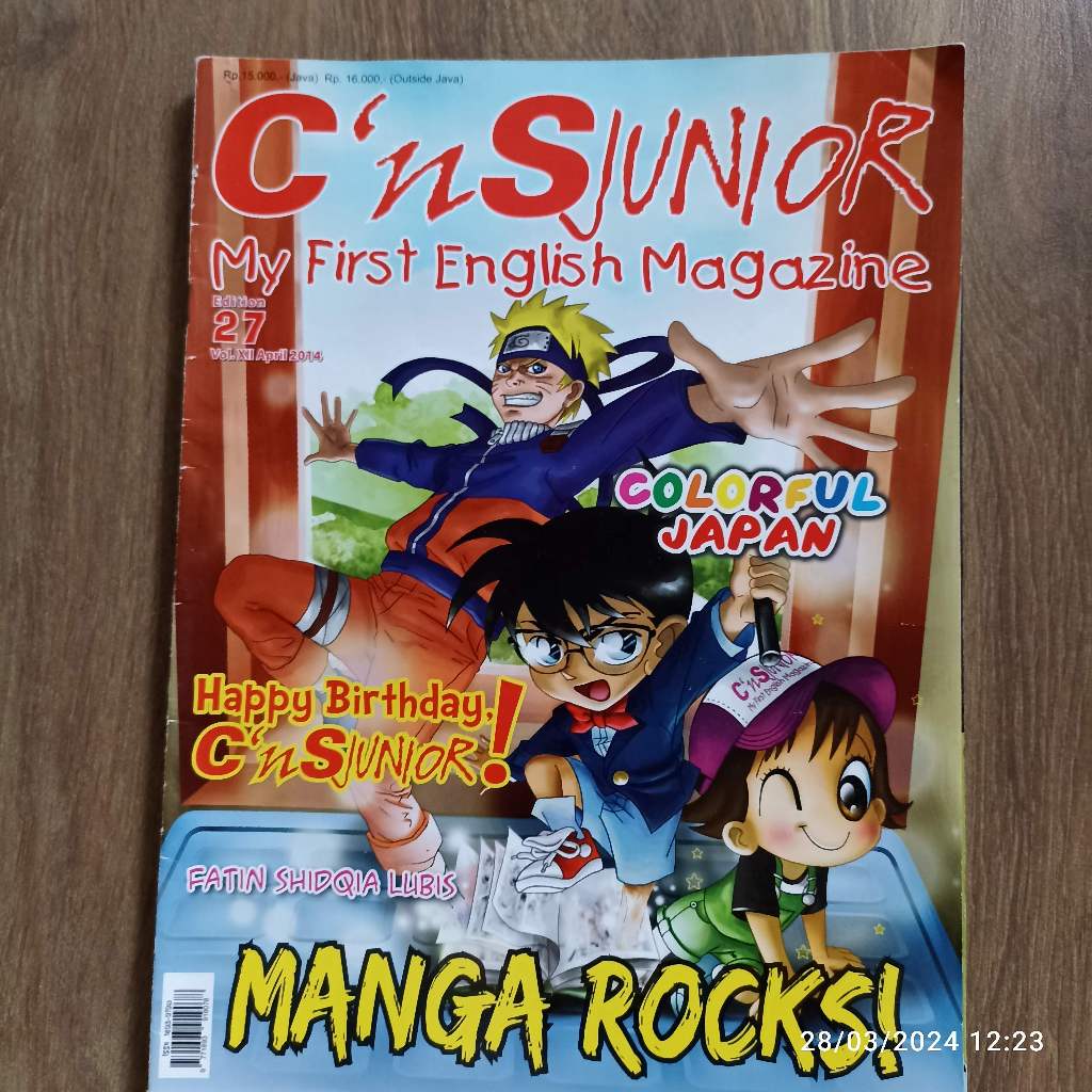 Jual Majalah CnS Junior majalah bahasa inggris untuk anak anak CNs Teen ...