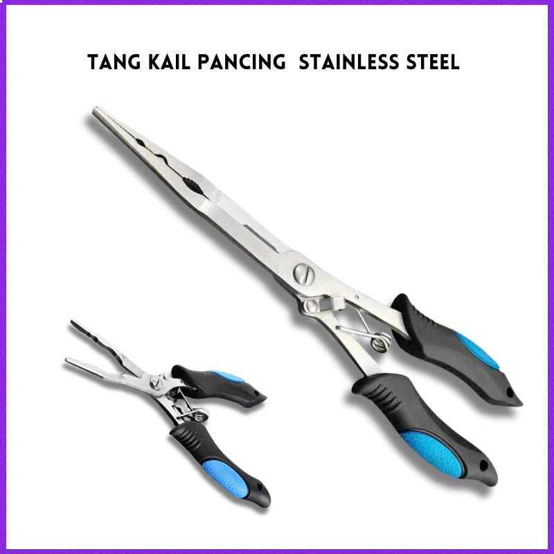 Jual COD OUTZID Tang Kail Pancing Fishing Pliers Hook Remover Stainless ...