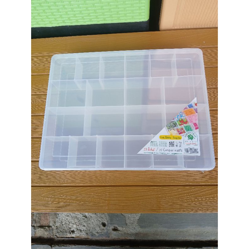 Jual GREEN LEAF KOTAK PERKAKAS 20 SEKAT 1419 / TEMPAT SPAREPART / KOTAK ...