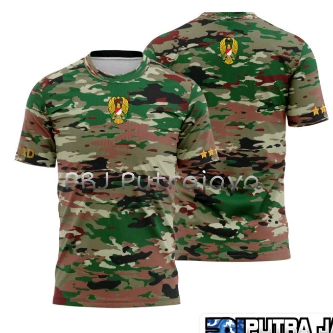 Jual Kaos Jersey TNI AD / Loreng Terbaru 2022 Kasad Dalaman / Kaos TNI Kasad / Dalaman Loreng ...