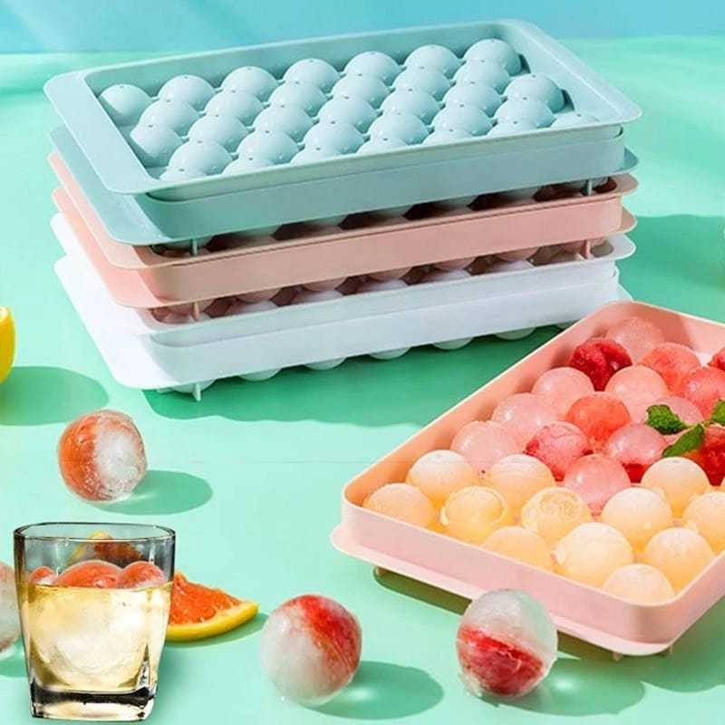 Jual BOS Cetakan Es Batu Bulat 33 Lubang // Cetakan Es Batu Bulat ...