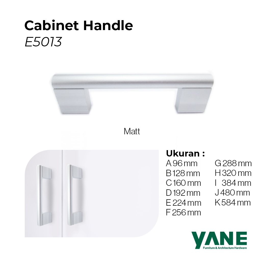 Jual Tarikan Kabinet Yane / Handle Lemari / Gagang Pintu / Cabinet ...
