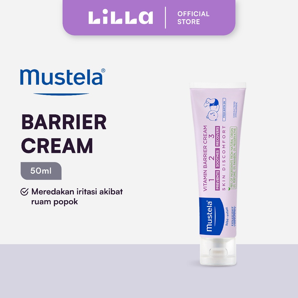 Jual MUSTELA Barrier Cream 50ml - Diaper Rash Cream | Shopee Indonesia
