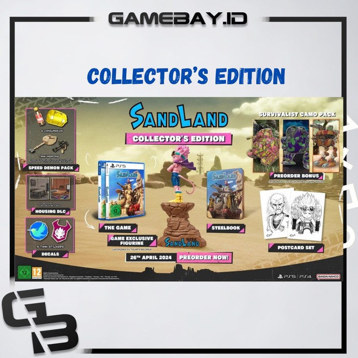 Jual Ps4 / Ps5 Sandland / Sand Land Collector's Edition / Collector ...