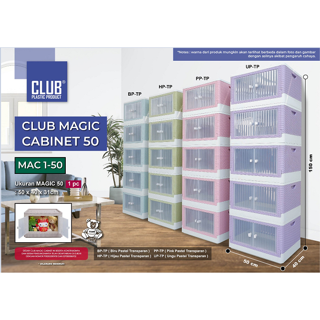 Jual Lemari Tempat Penyimpanan Serbaguna / Lemari Pakaian Susun / Box ...