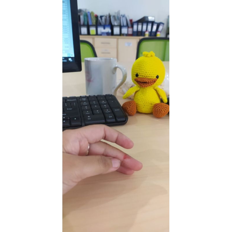 Jual Rajutan Amigurumi/Boneka Bebek Duduk | Shopee Indonesia