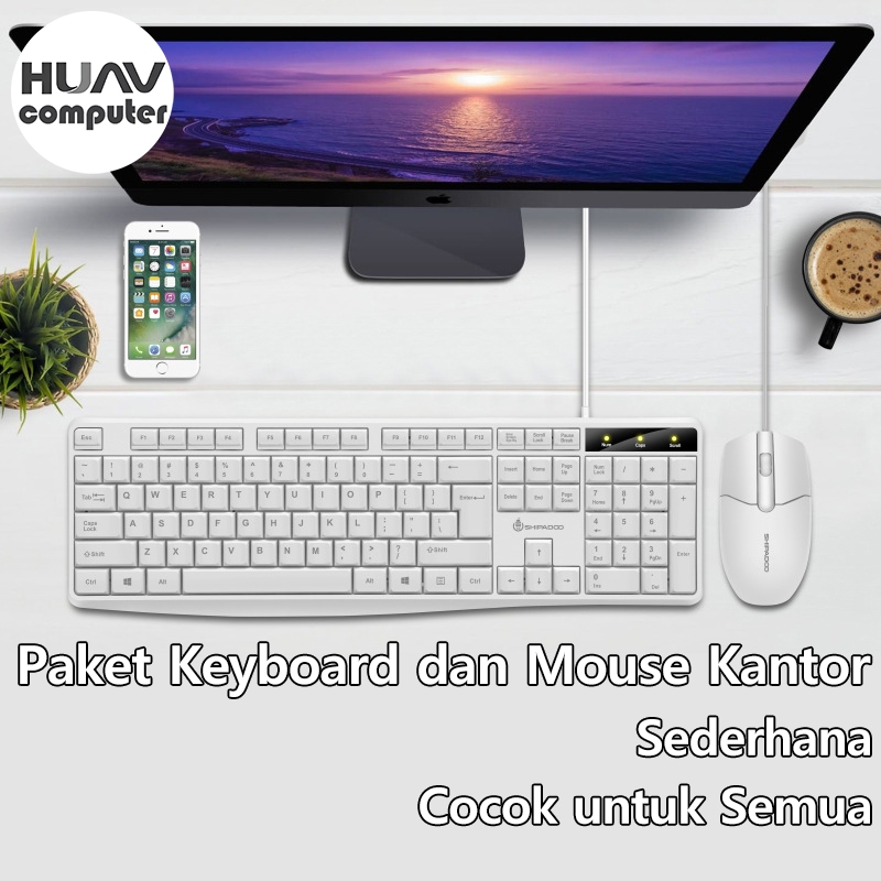 Jual Paket Combo Keyboard dan Mouse USB / Untuk Rumah, Belajar, Kantor ...
