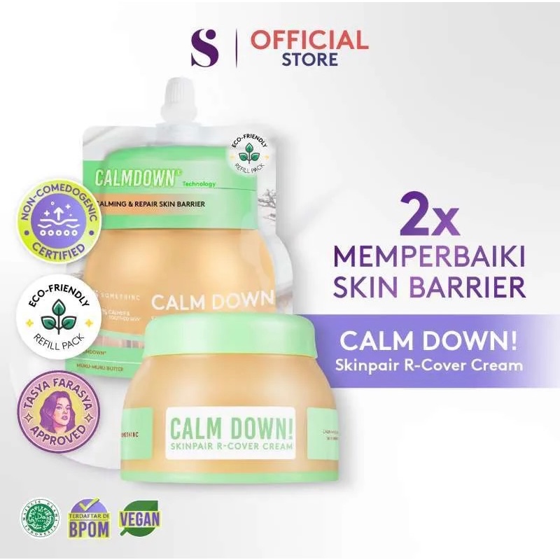 Jual Somethinc Calm Down! Skinpair R-Cover Cream A Lightweight ...