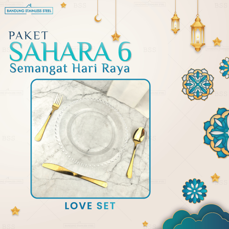 Jual Promo Berkah Paket Idul Fitri Hampers Piring Besar Motif Hati ...