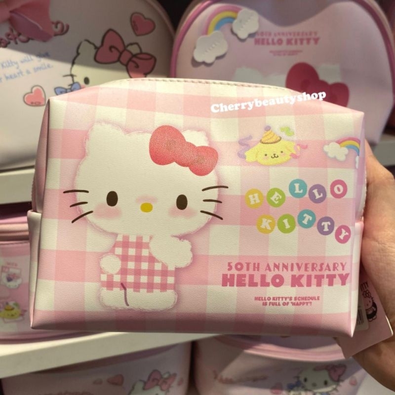 Jual MINISO x Sanrio Hello Kitty Pouch Cosmetic Bag Tas Kosmetik HELLO ...