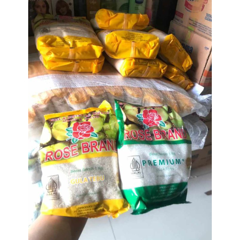 Jual gula rose brand 1kg gula pasir kemasan merk rose brand | Shopee Indonesia