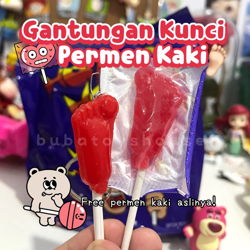 Jual Gantungan Kunci Permen Kaki Mirip Aslinya Ganci Makanan Candy ...